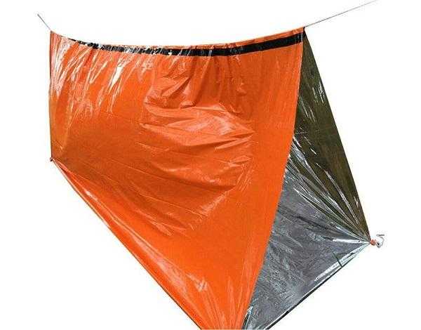 Emergency Bivvy Shelter SOS Orange 125 grams - Adventure Sports NZ